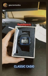 CASIO F-91W-3DG (Green Trim) Digital Watch D246 – Unisex Retro F91 – watchtopia.in