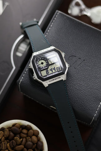 Leather Straps for CASIO AE1200 Series - with FREE Strap Tool ...