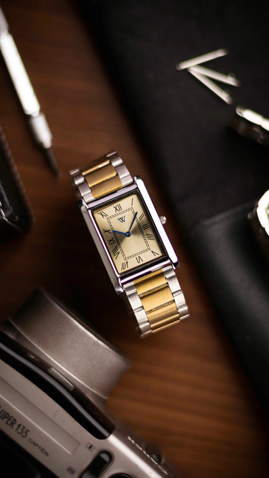 The S23 - Slim Tank Style Watch - By Watchtopia – watchtopia.in