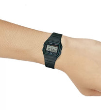 CASIO F-91W-3DG (Green Trim) Digital Watch D246 – Unisex Retro F91 – watchtopia.in