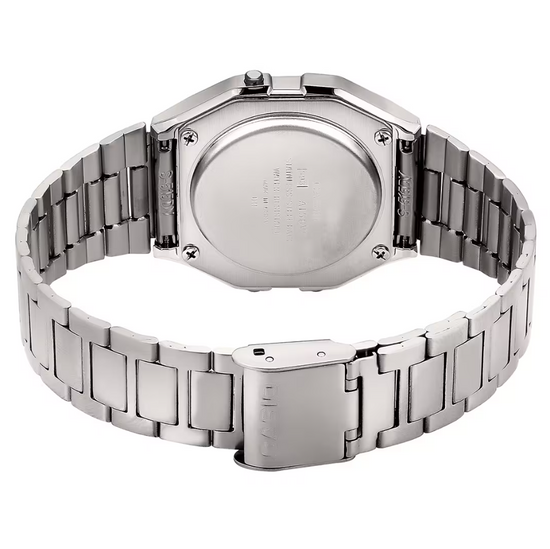 CASIO A158WA-1 Vintage Digital Watch – Chrome Case, Micro-Light ...
